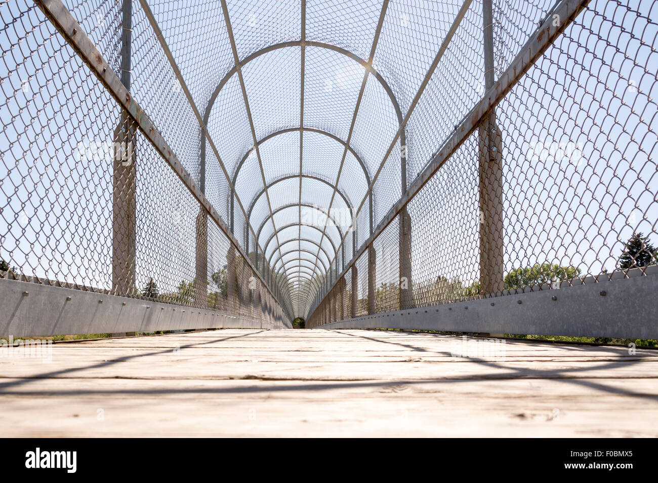 The suspension bridge in Medicine Hat, Alberta, Canada Stock Photo - Alamy