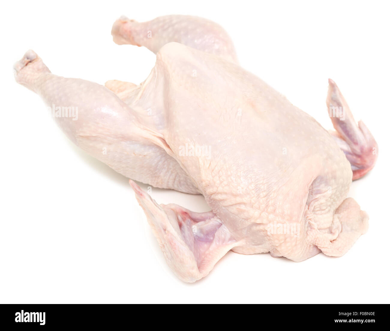 raw chicken isolated on white background Stock Photo - Alamy