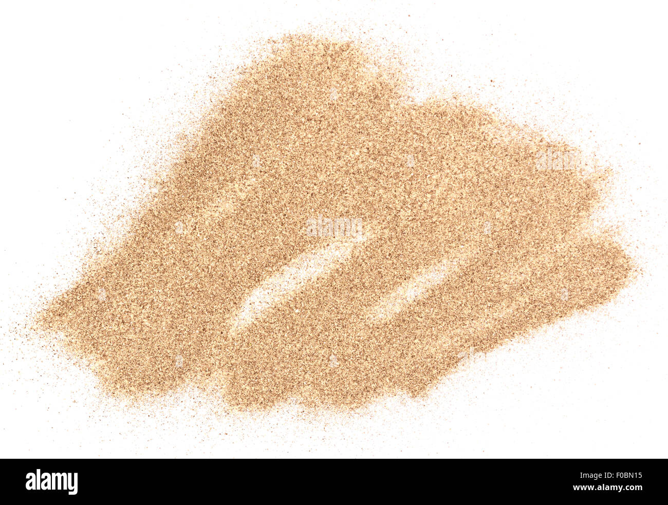 sand pile isolated on white background Stock Photo - Alamy