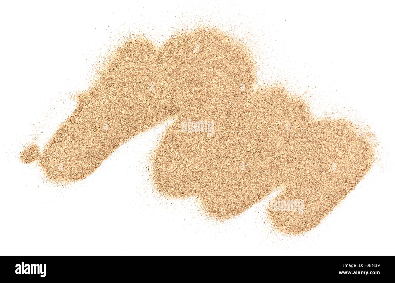 sand pile isolated on white background Stock Photo - Alamy