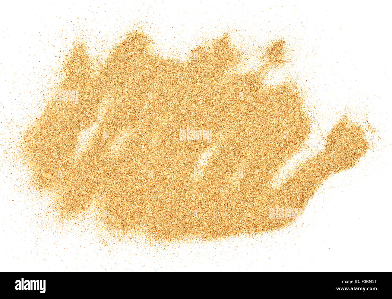 sand pile isolated on white background Stock Photo - Alamy