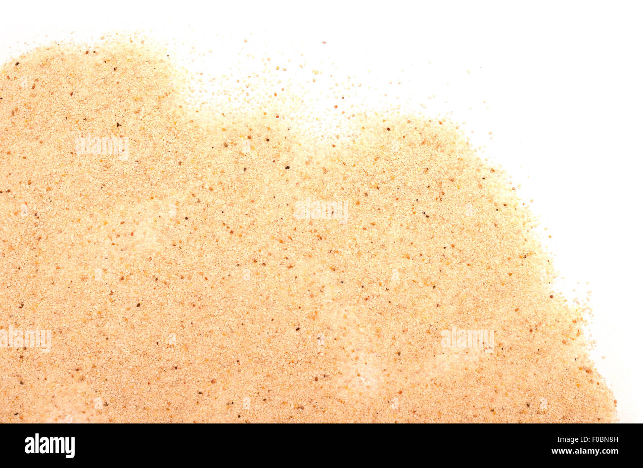 sand pile isolated on white background Stock Photo - Alamy