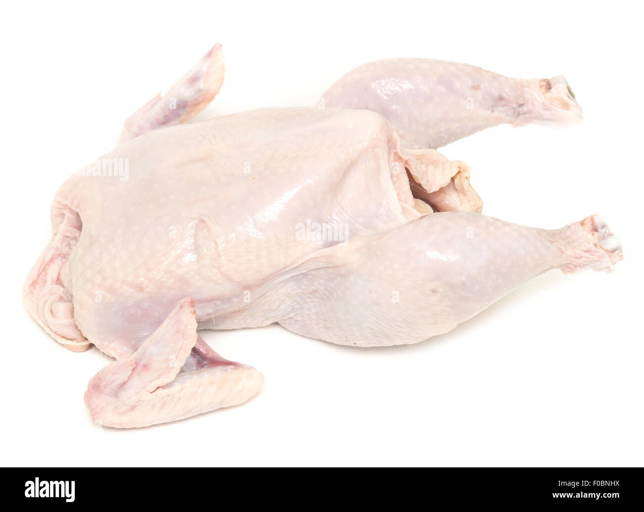 raw chicken isolated on white background Stock Photo - Alamy