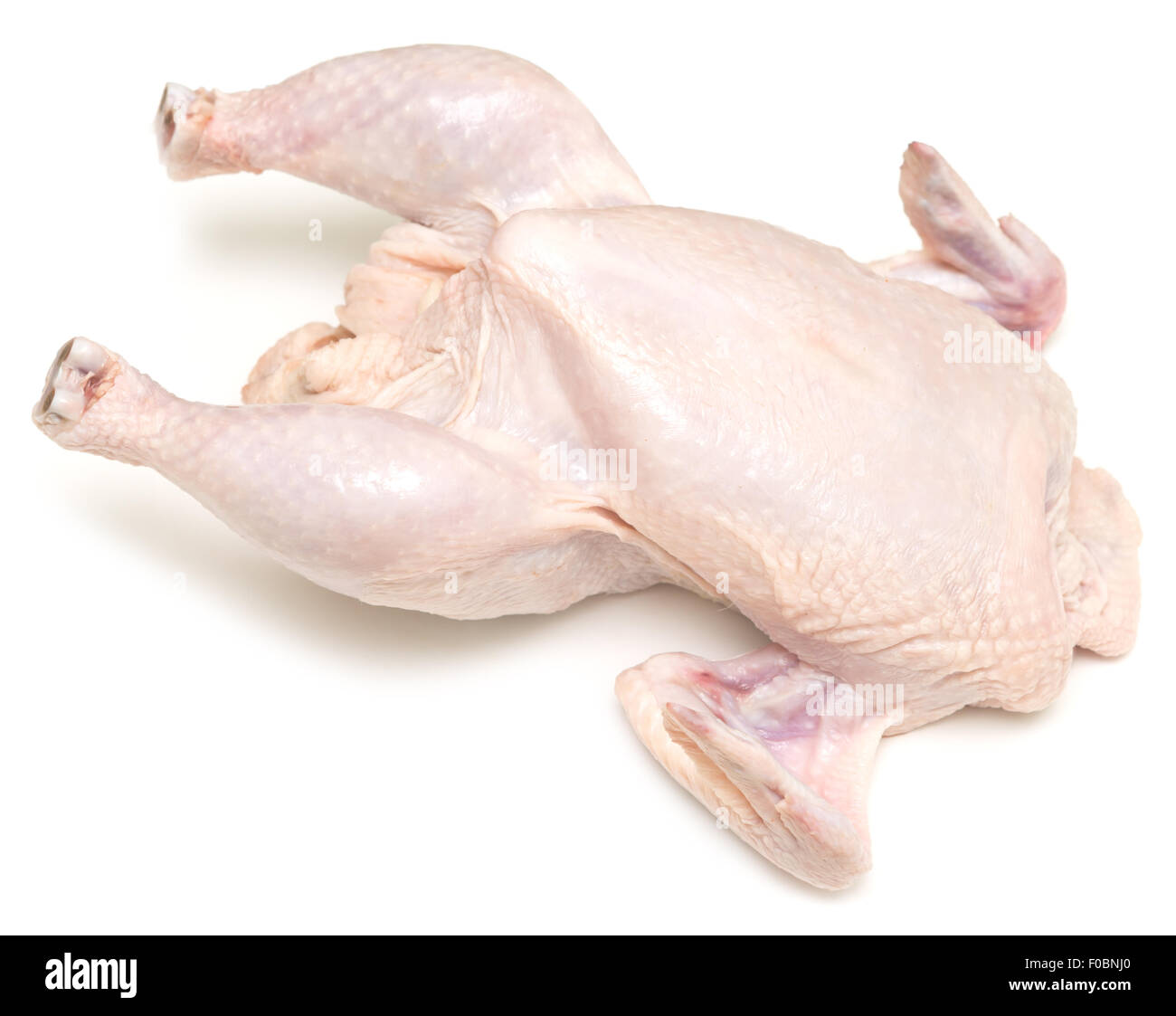 raw chicken isolated on white background Stock Photo - Alamy