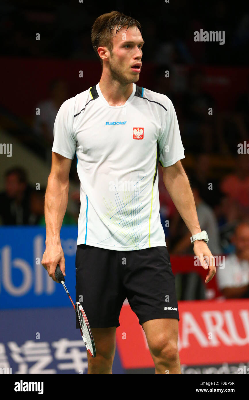 Istora Senayan Arena, Jakarta, Indonesia. 11th Aug, 2015. Michal ...