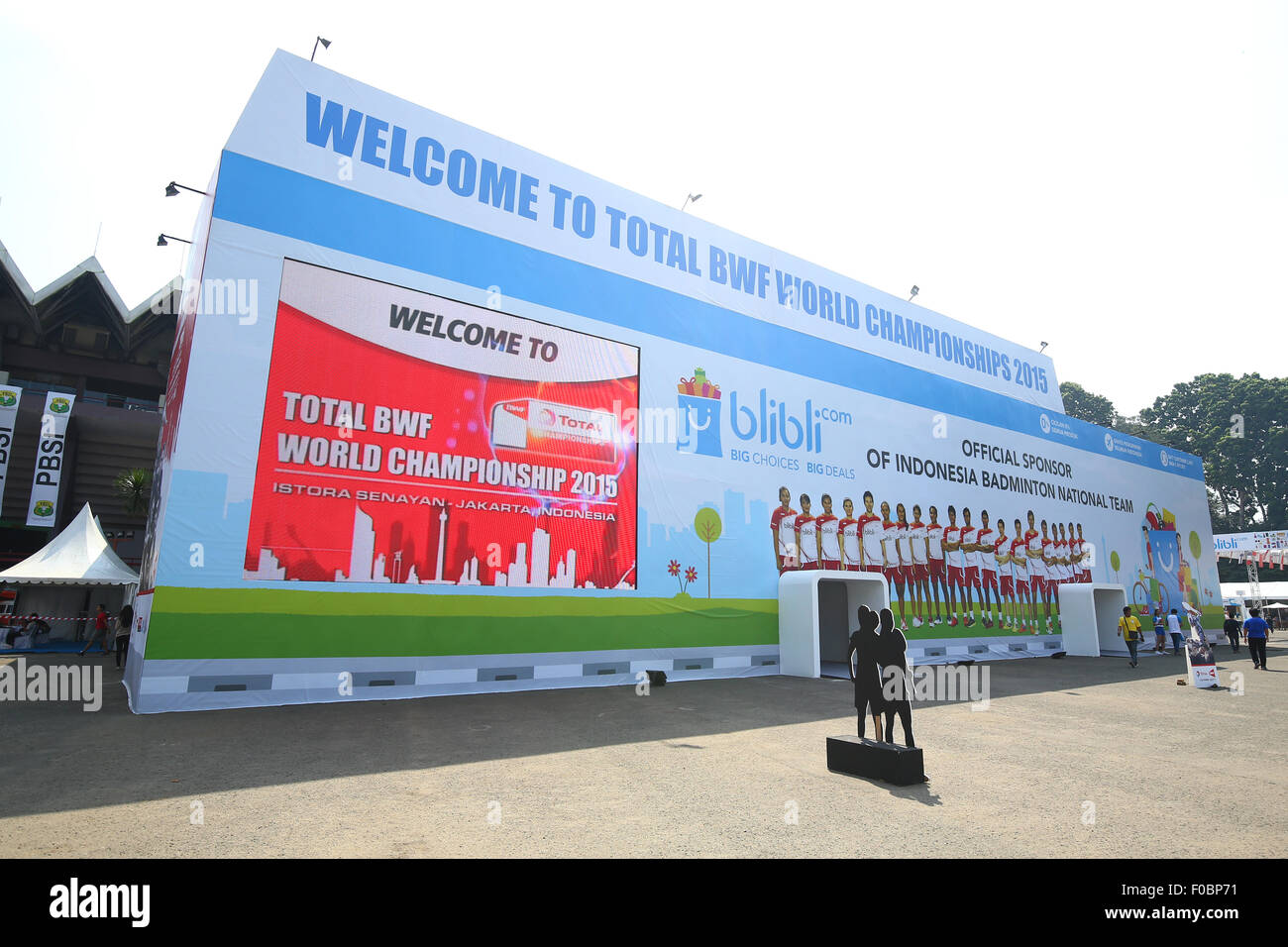 Istora Senayan Arena, Jakarta, Indonesia. 11th Aug, 2015. Istora ...