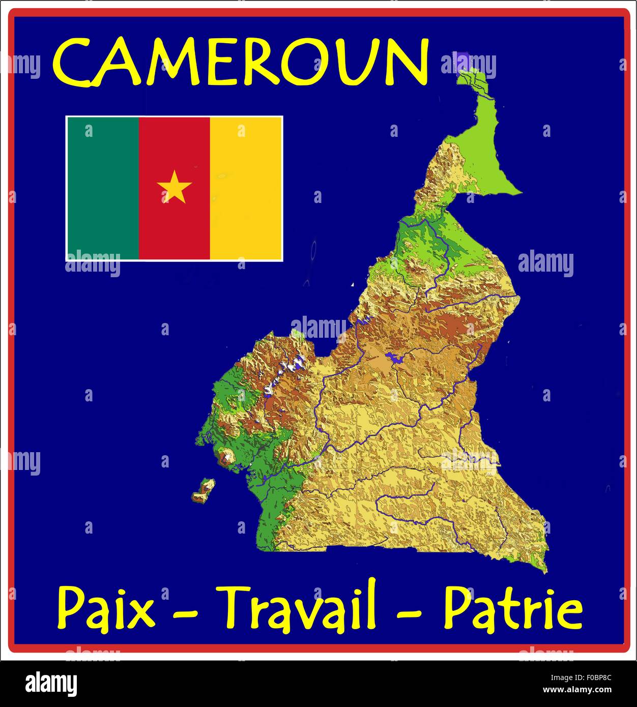 Cameroun Vector Vectors High Resolution Stock Photography and Images ...