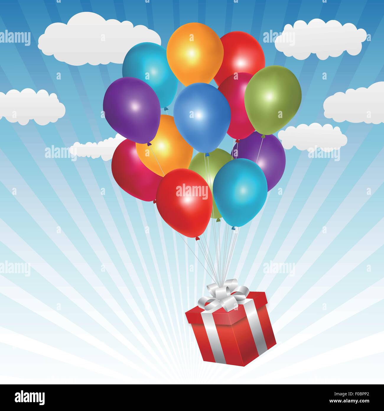 Gift box red green Stock Vector Images - Alamy