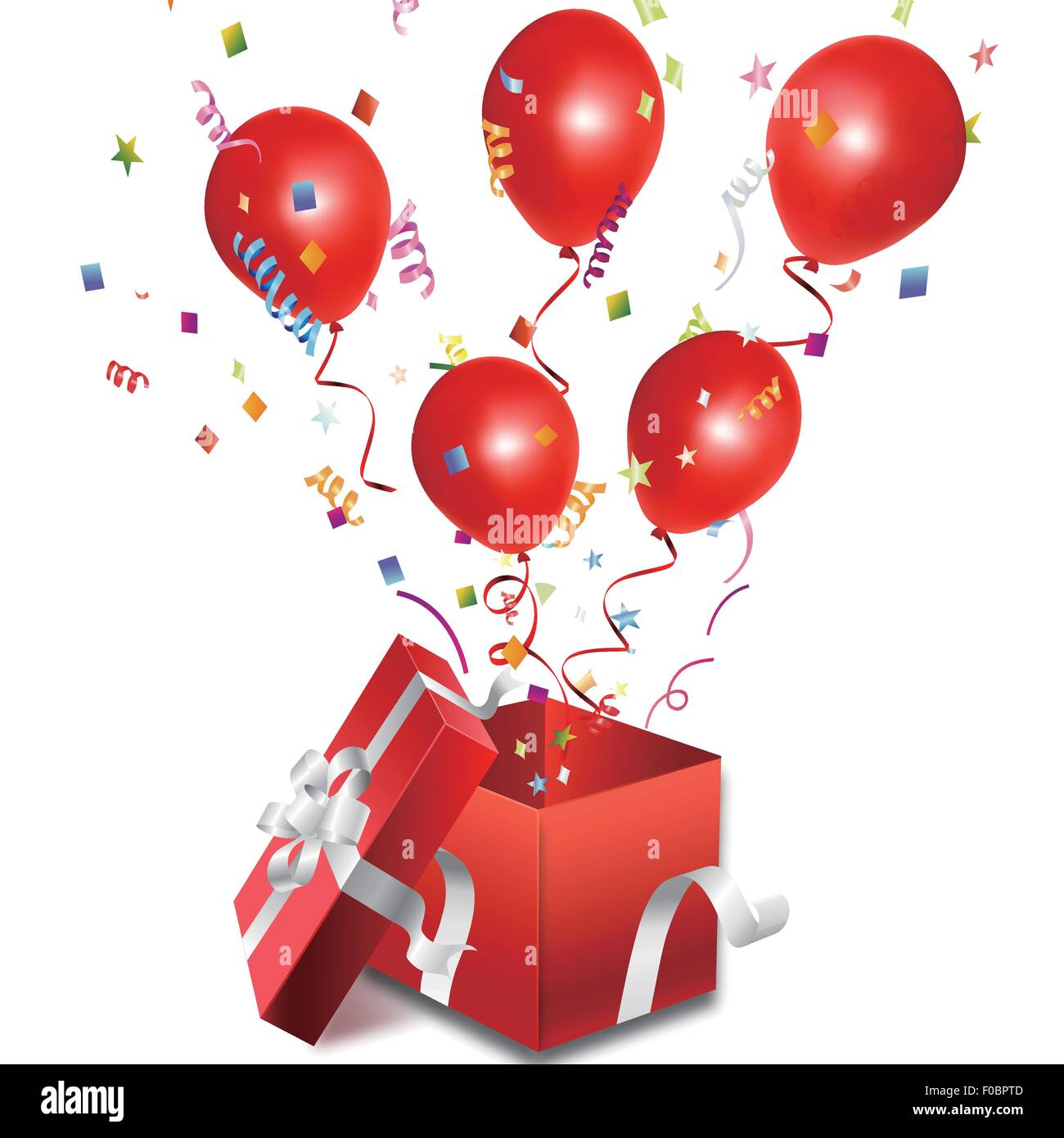 One red balloon on Stock Vector Images - Alamy