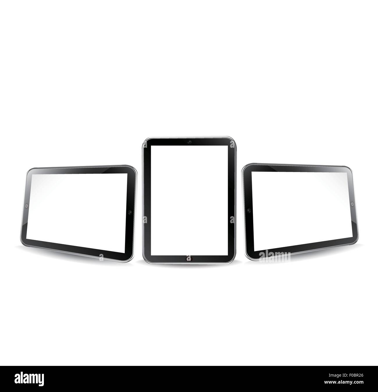 Internet browser on tablet Stock Vector Images - Alamy