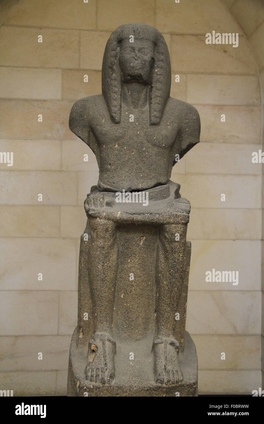 Statue of Ramses III from Beth Shean, 1184-1153 BC, basalt, on display ...