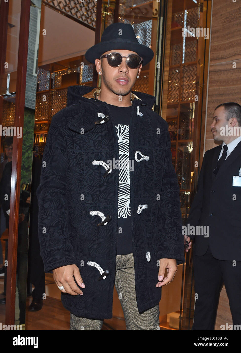 Lewis Hamilton out and about in London. Lewis is seen enjoying some ...