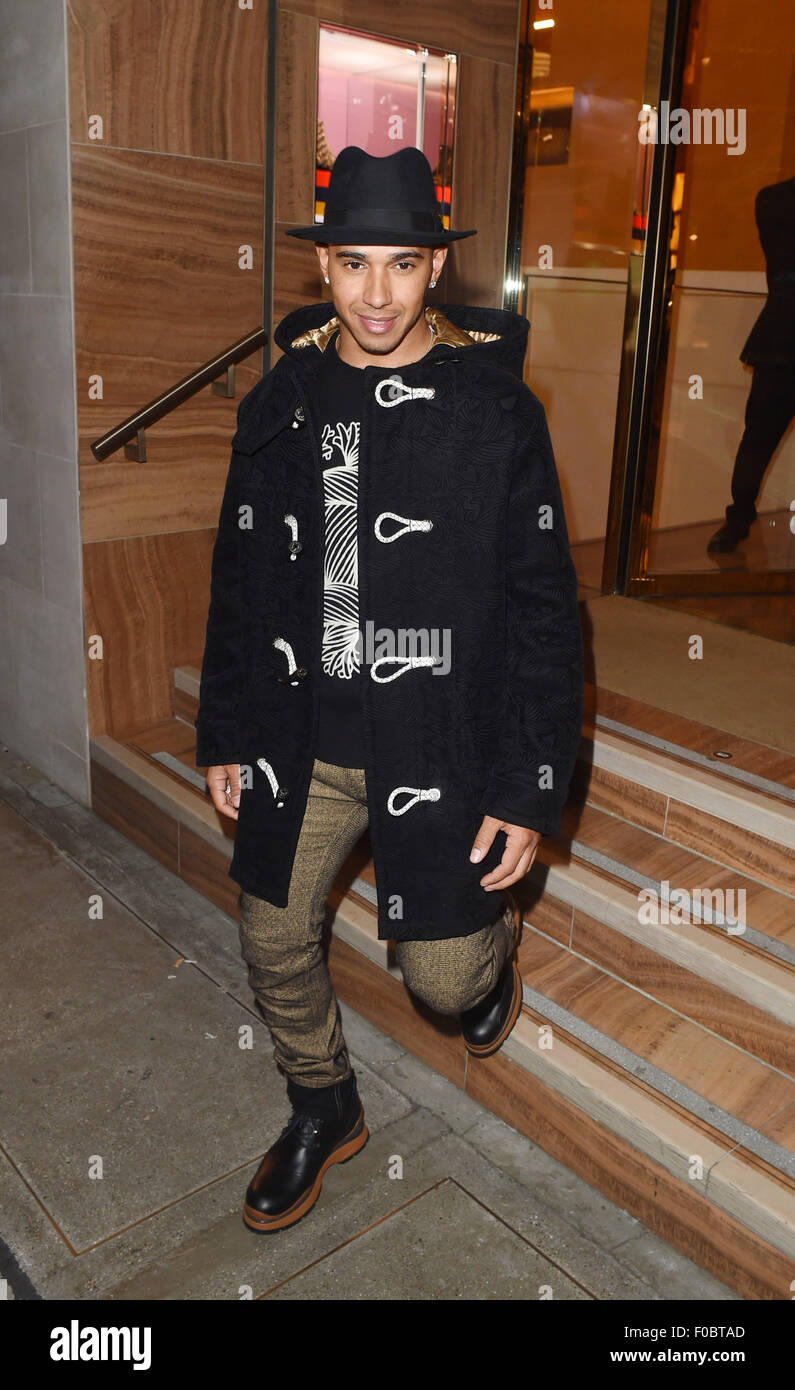 Lewis Hamilton out and about in London. Lewis is seen enjoying some ...