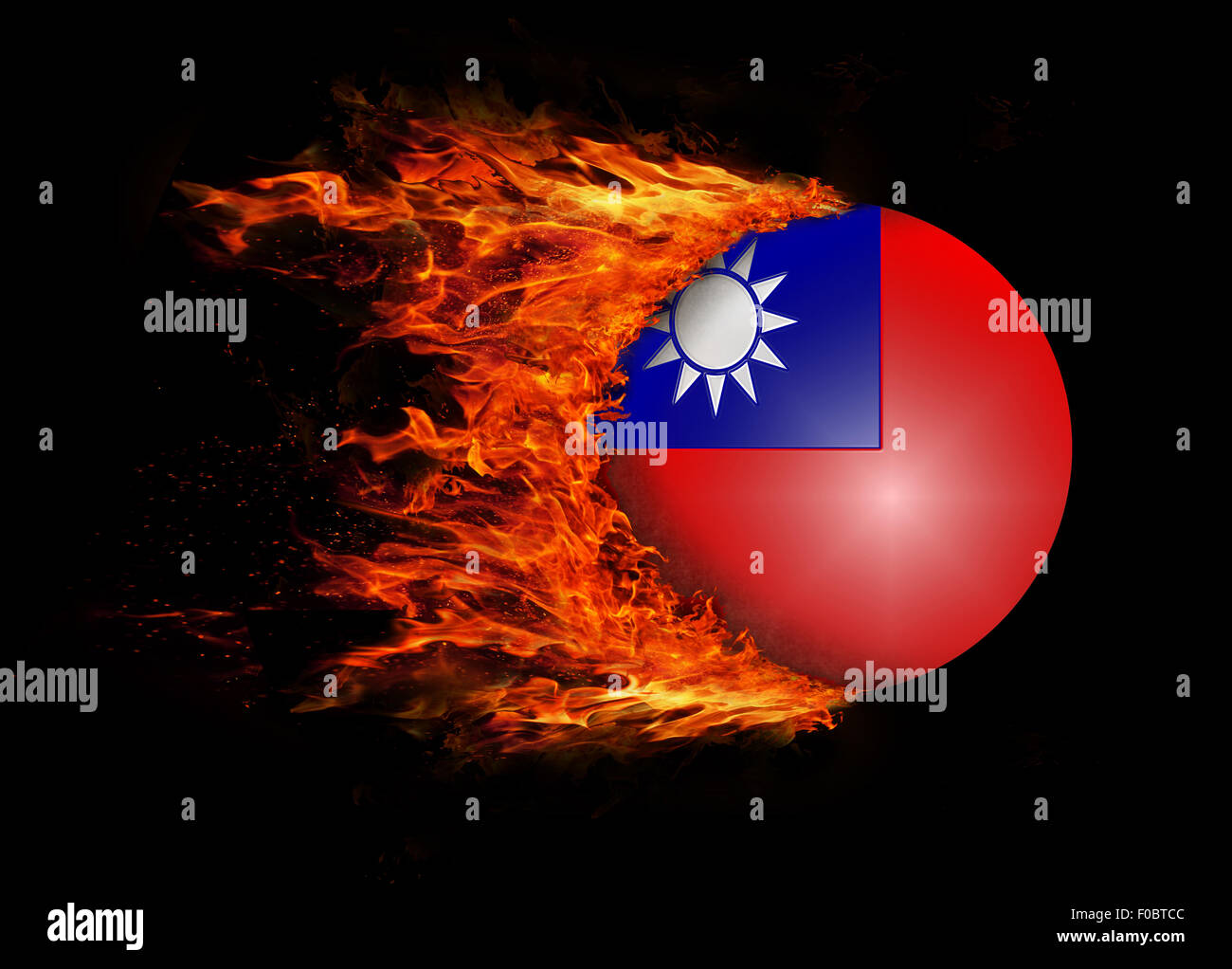 Flag of the taiwan hi-res stock photography and images - Alamy