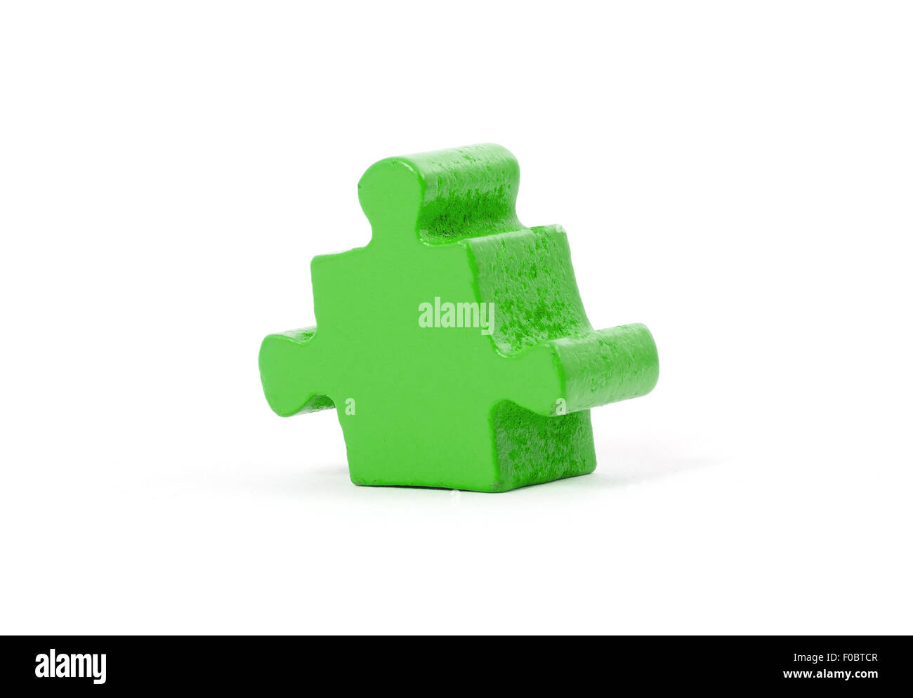 Large jigsaw puzzle piece, isolated on white Stock Photo - Alamy