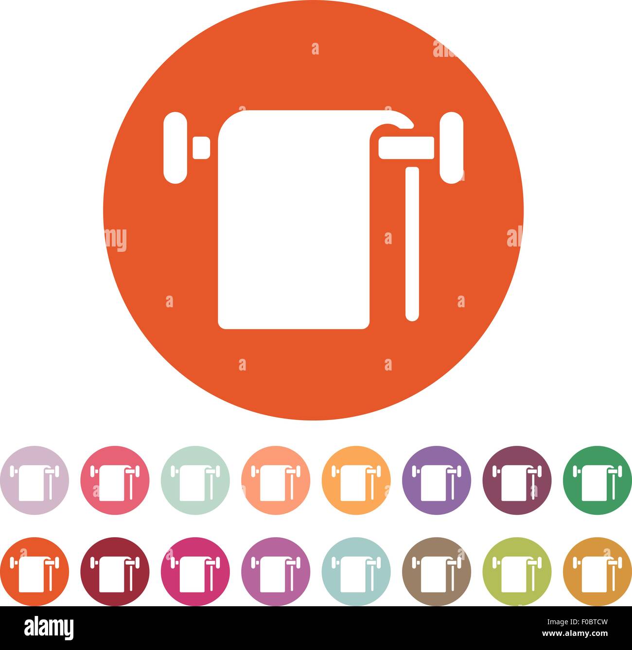 Roller towel Stock Vector Images - Alamy