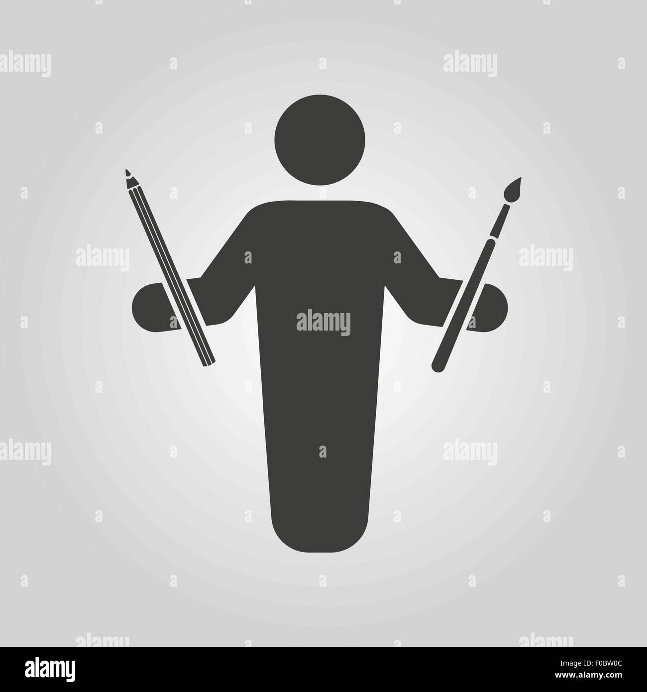 Artist decorator Stock Vector Images - Alamy