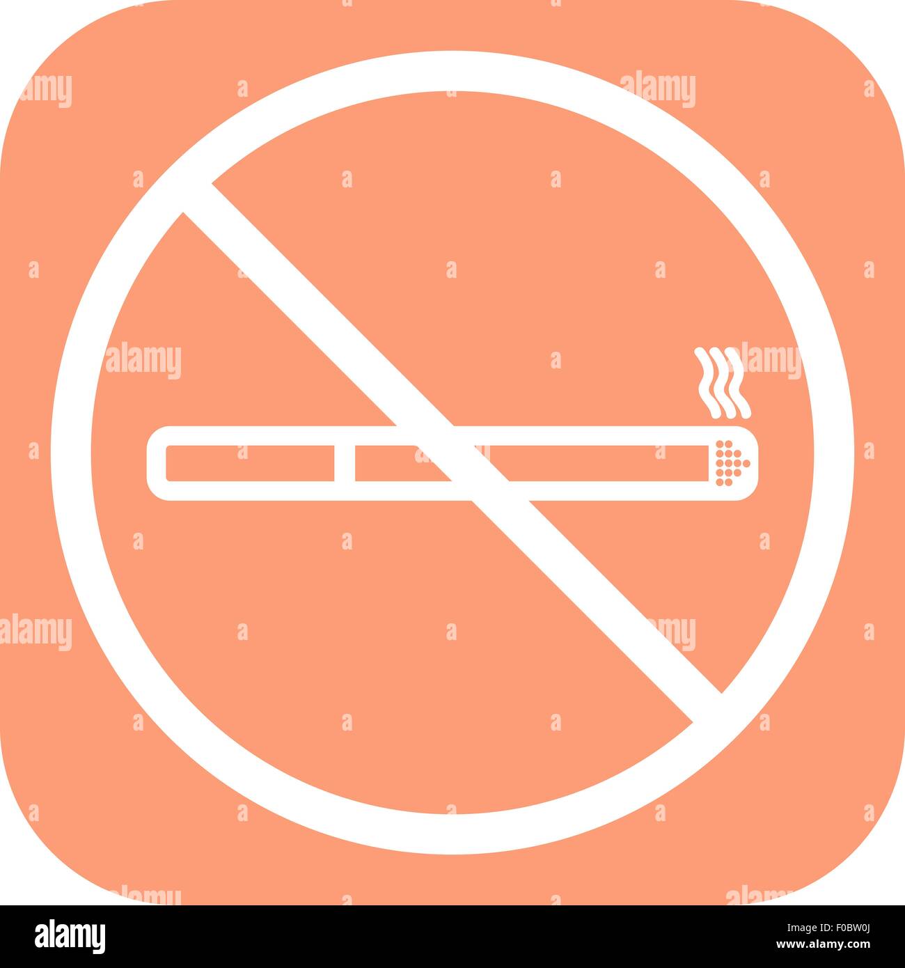 No smoke icon. Stop smoking symbol. Vector Stock Vector Image & Art - Alamy