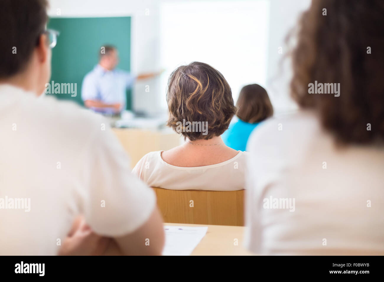 Lecturer at university Stock Photo - Alamy