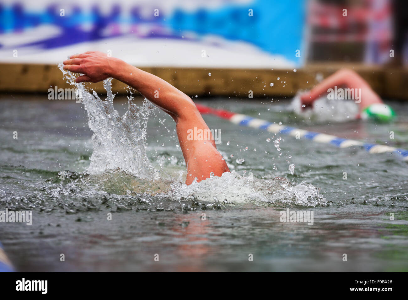 Open water athlete hi-res stock photography and images - Alamy