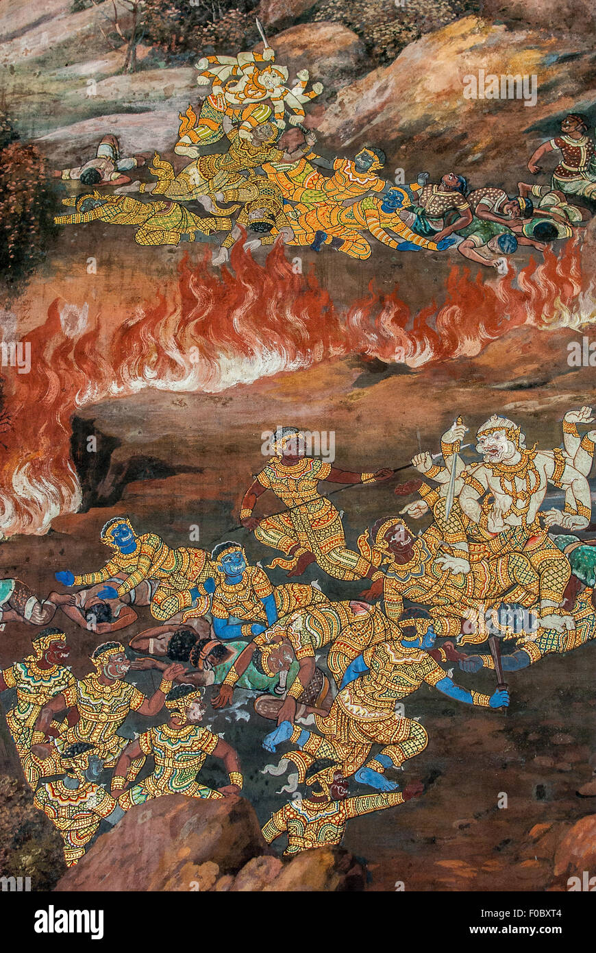 Buddha paint fire hi-res stock photography and images - Alamy