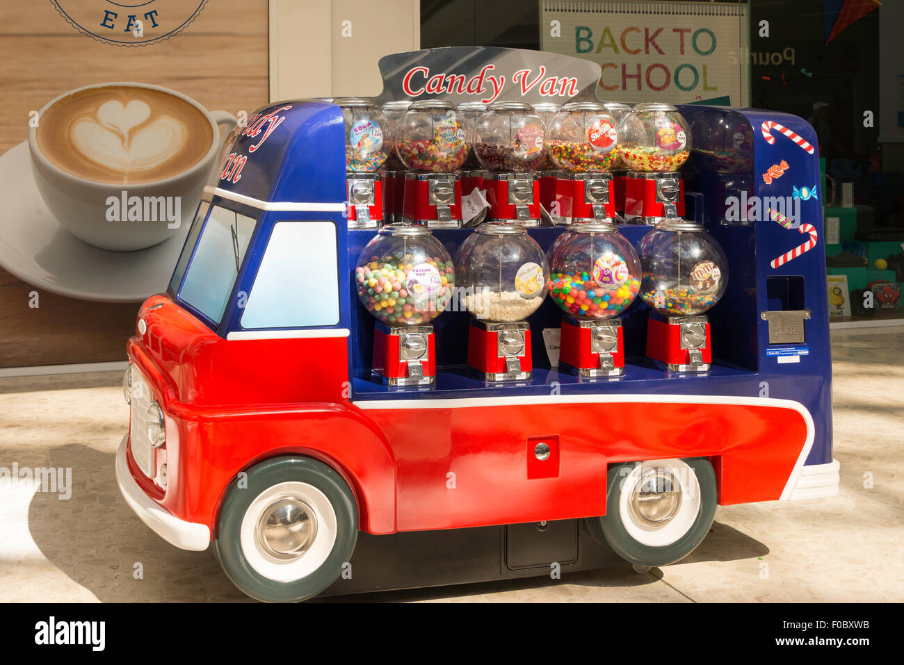 Candy Van in atrium of The Treaty Shopping Centre, High Street ...