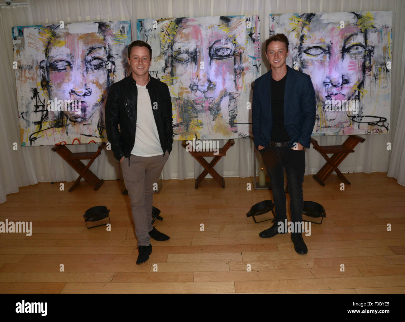 Artist Louis Carreon unveils his new installation, 'Faces' at the ...