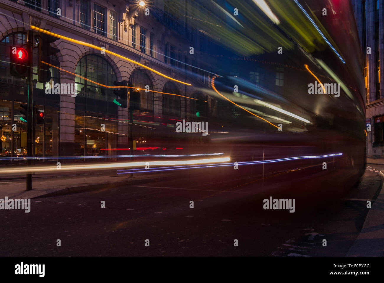 London Bus passing by 41 Gracechurch Street, London, England, United ...