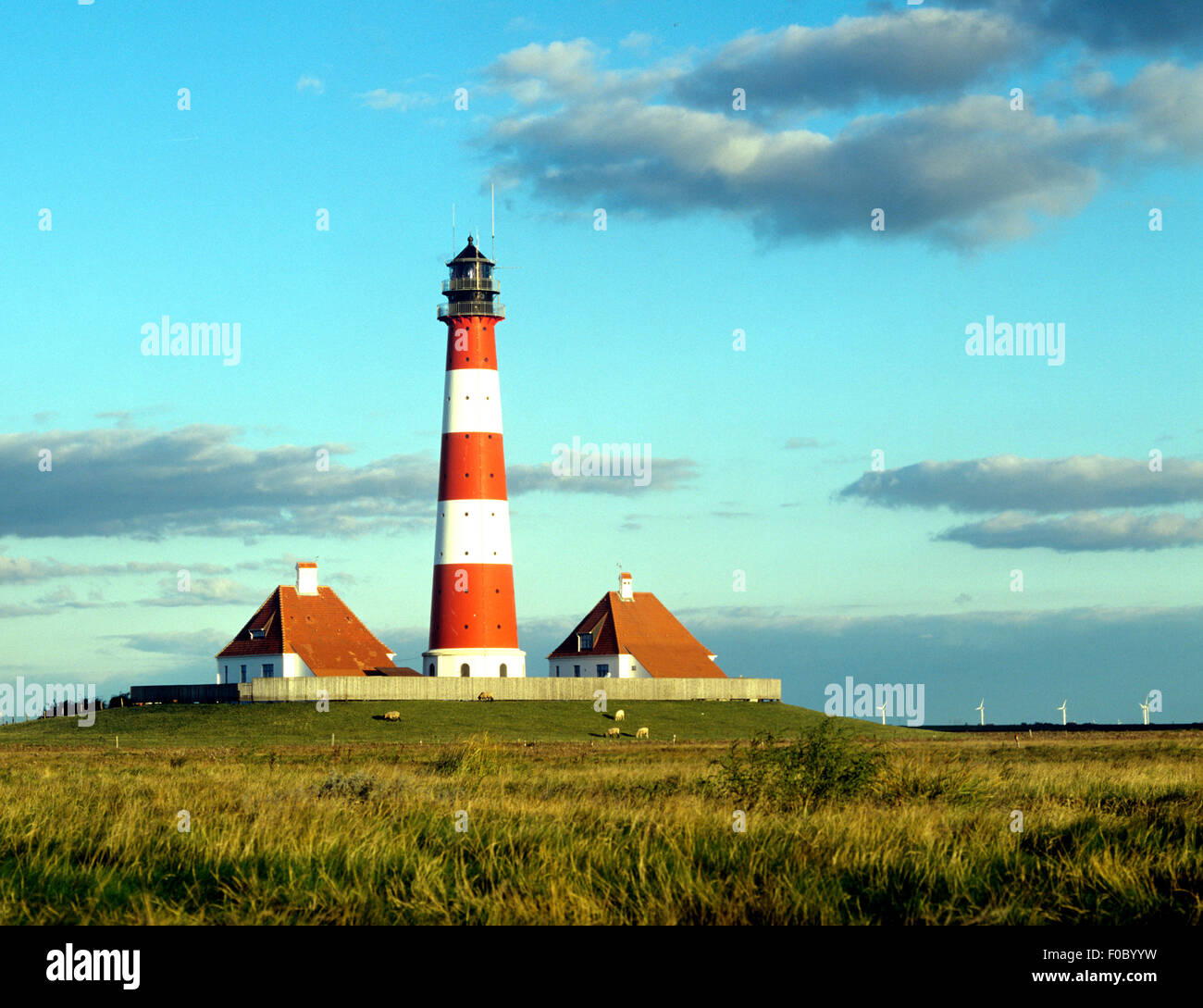 Leuchtturm von Westerheven Stock Photo - Alamy