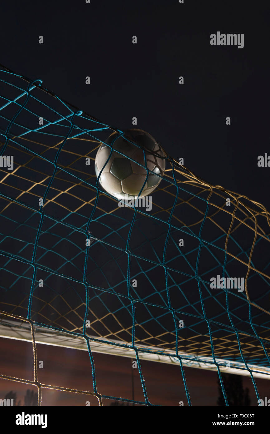 Ball in goal [goal] hi-res stock photography and images - Alamy