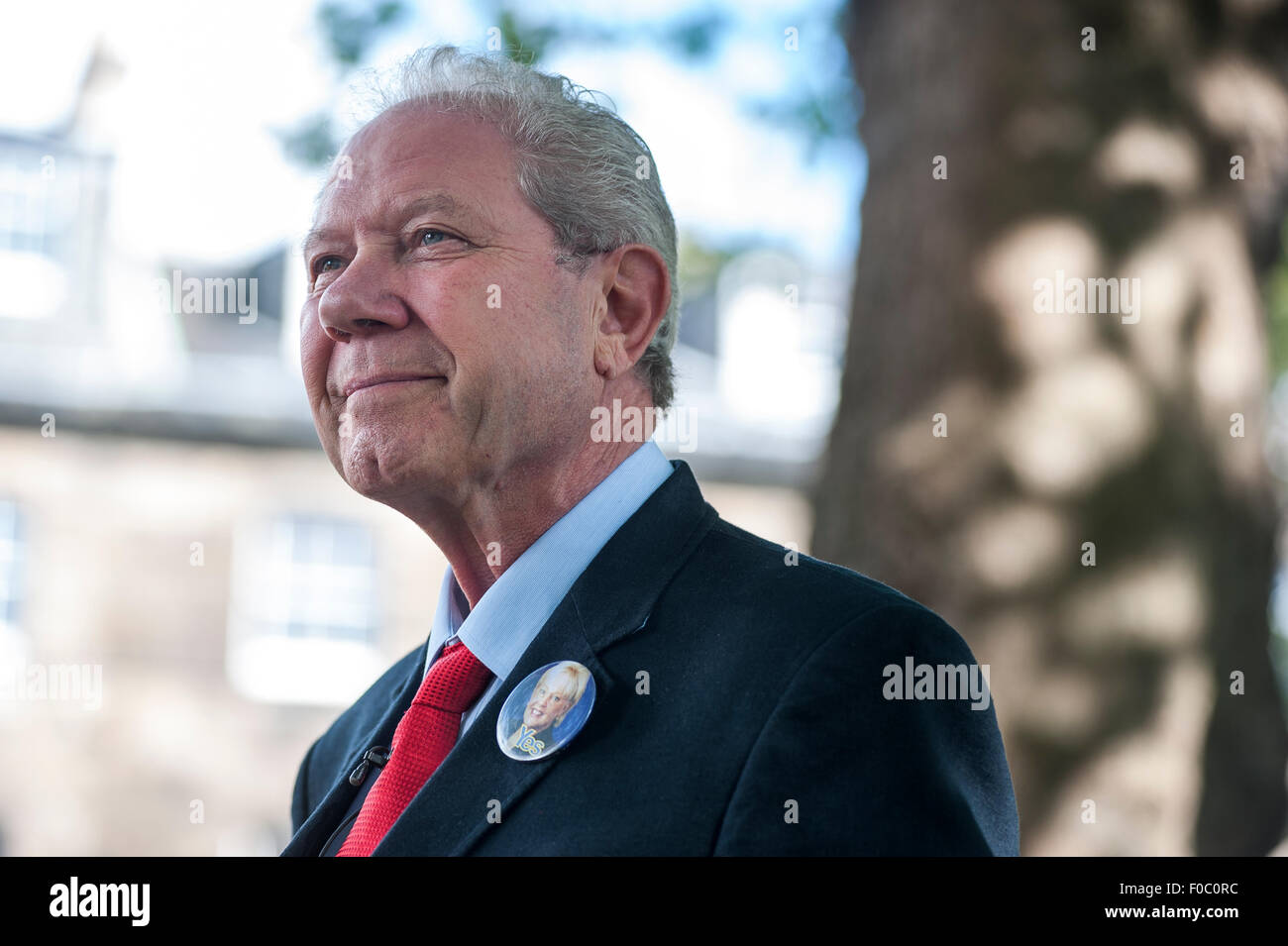 Scottish politician, Jim Sillars, appearing at the Edinburgh ...