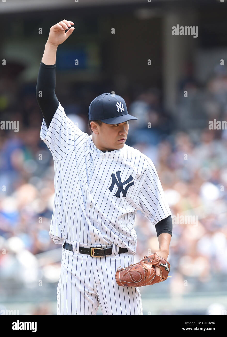 Masahiro Tanaka (Yankees), AUGUST 9, 2015 - MLB : Pitcher Masahiro ...