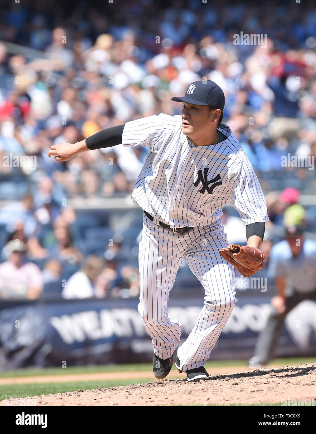 Masahiro Tanaka (Yankees), AUGUST 9, 2015 - MLB : Pitcher Masahiro ...