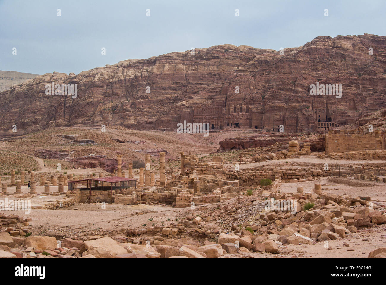 Petra landscape. Jordan Stock Photo - Alamy