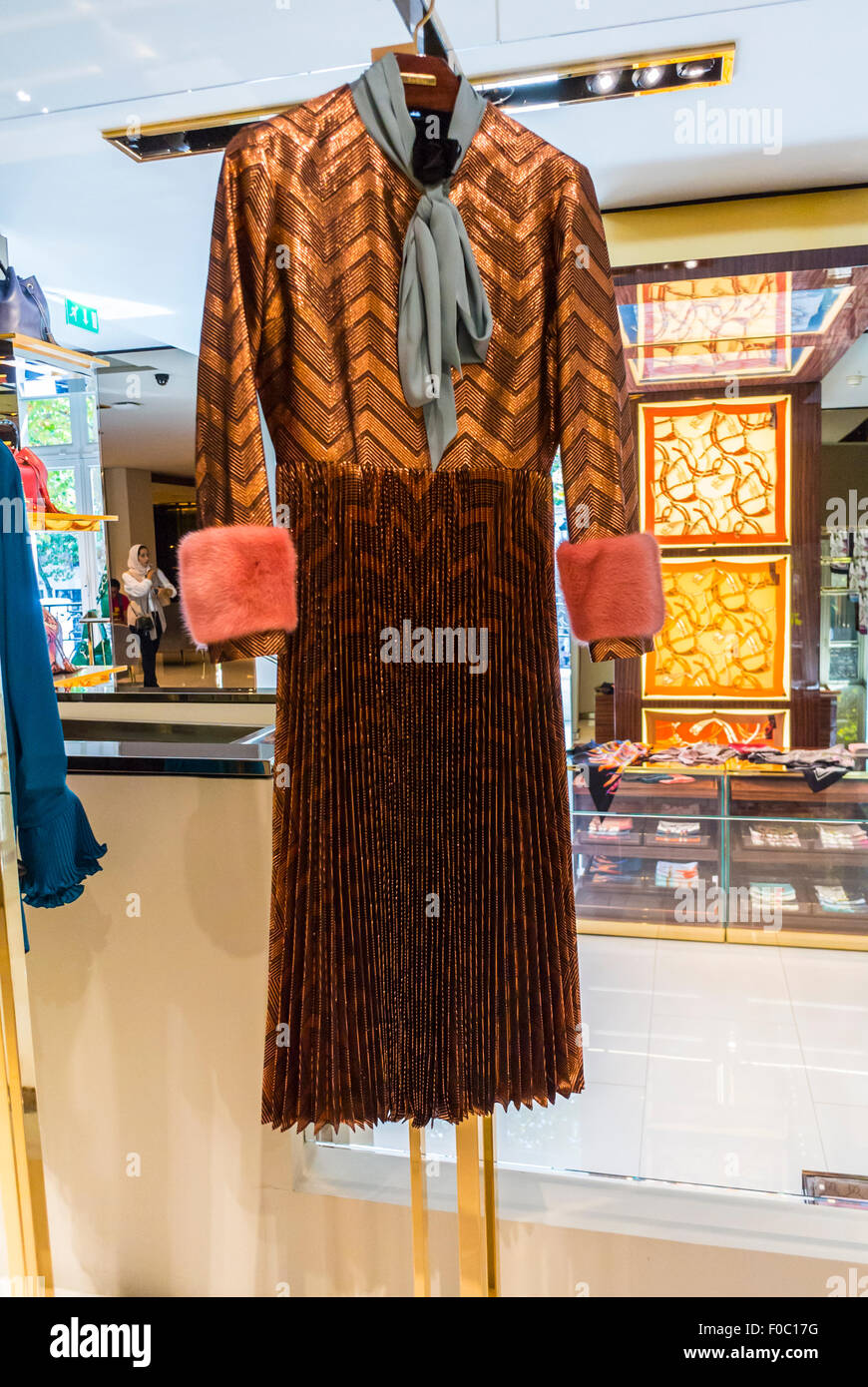 Paris, France, Inside Luxury Brand Store, Gucci, Women's CLothing ...