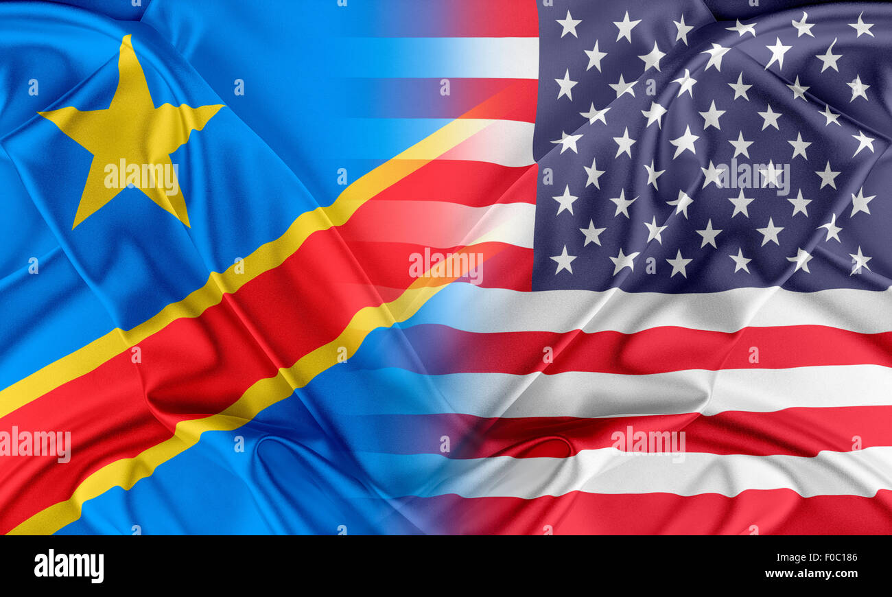 USA and Democratic Republic of the Congo Stock Photo - Alamy
