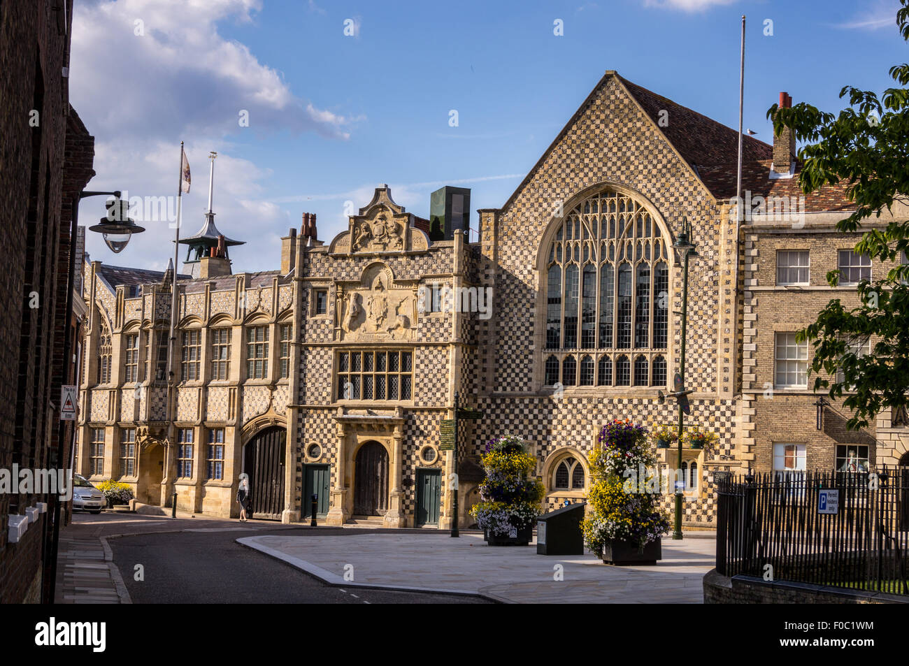 Jacobean diaperwork facade of Trinity Guildhall, (1624), Town Hall ...