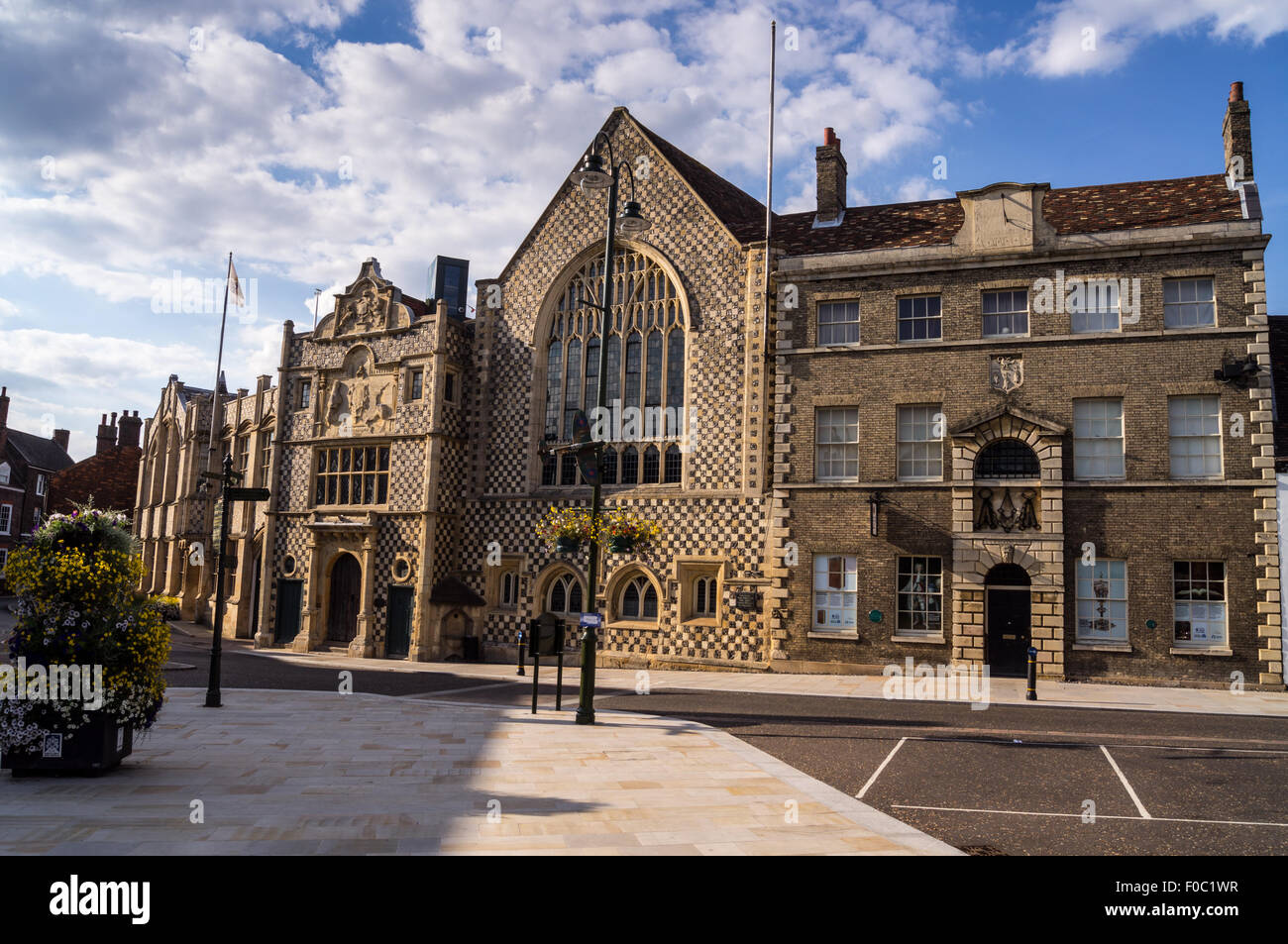 Jacobean diaperwork facade of Trinity Guildhall, (1624), Town Hall ...