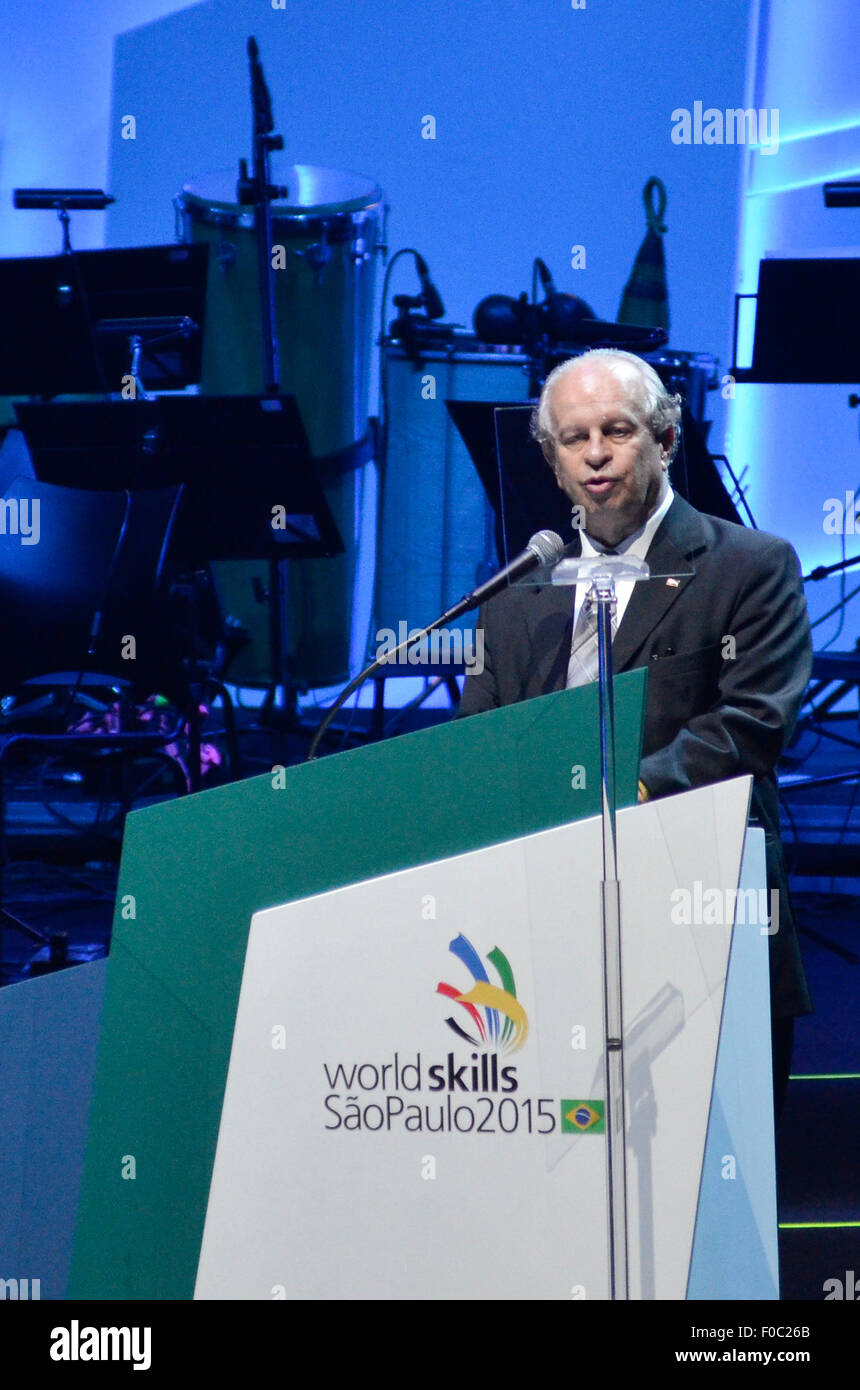 Education Minister Renato Janine Ribeiro during the opening ceremony of ...