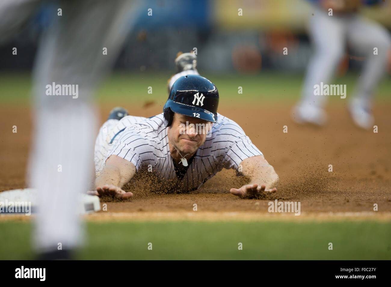 the Bronx, New York, USA. 7th Aug, 2015. Chase Headley (Yankees ...