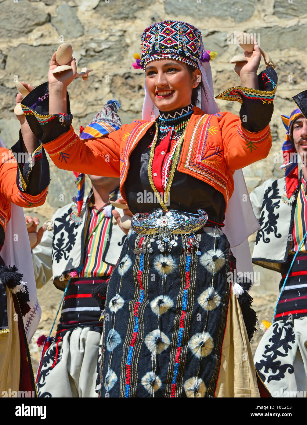 Turkish dancers from Bozdaglar performing at the CIME festival in ...