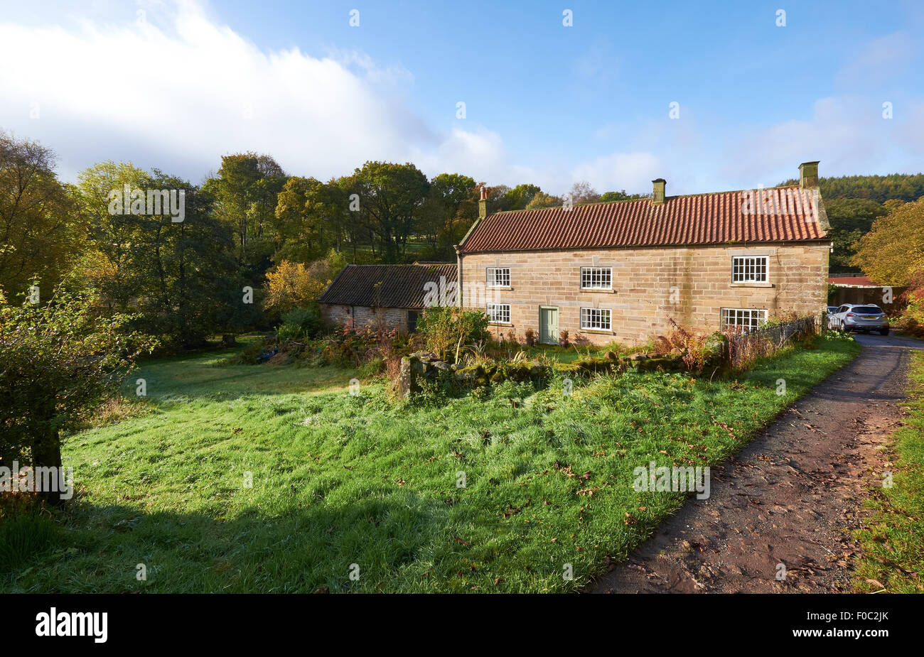 A farm in the North York Moors, North East England. UK Stock Photo - Alamy