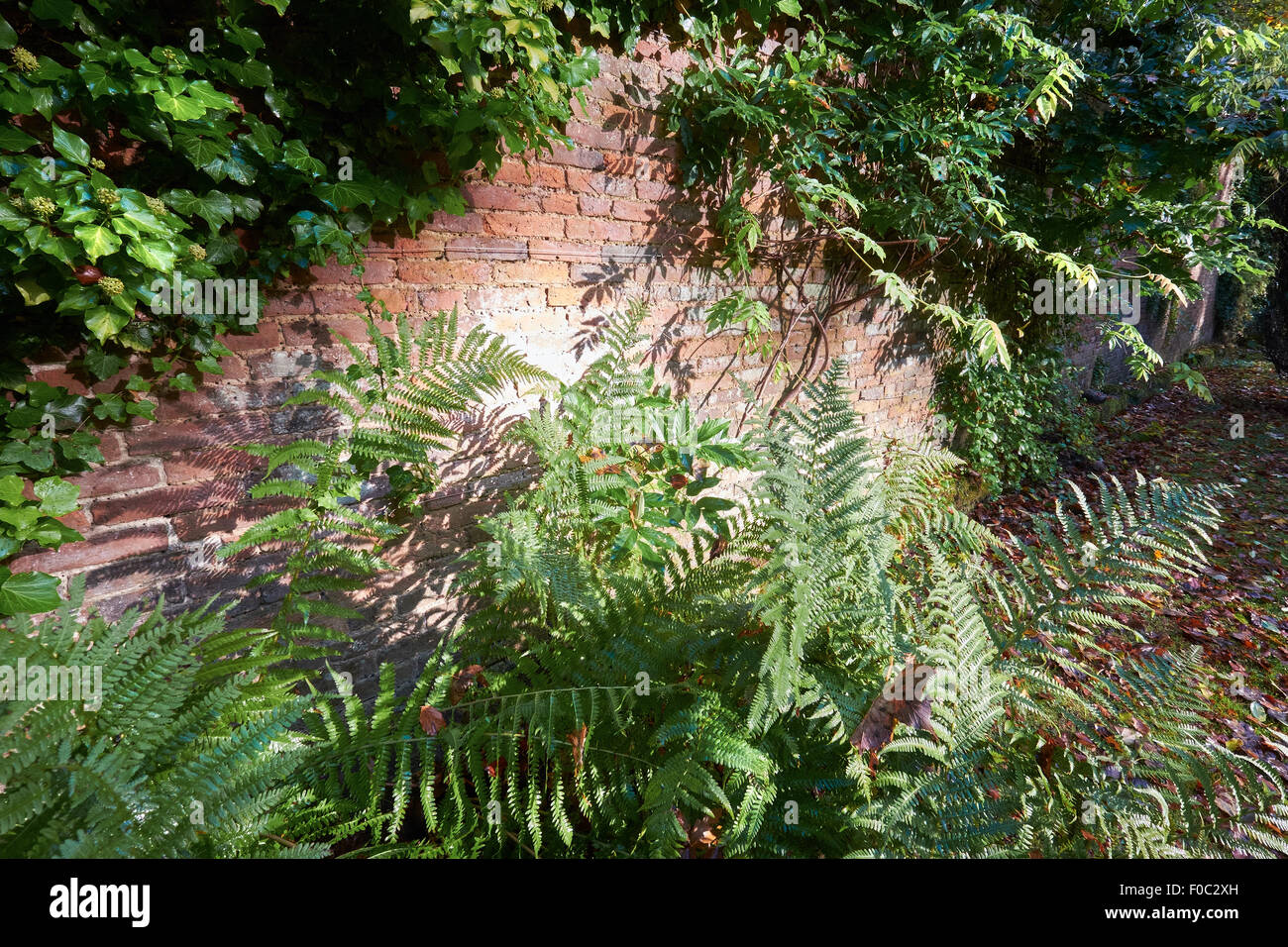 Wallington House Country Gardens in the North East England, UK Stock ...