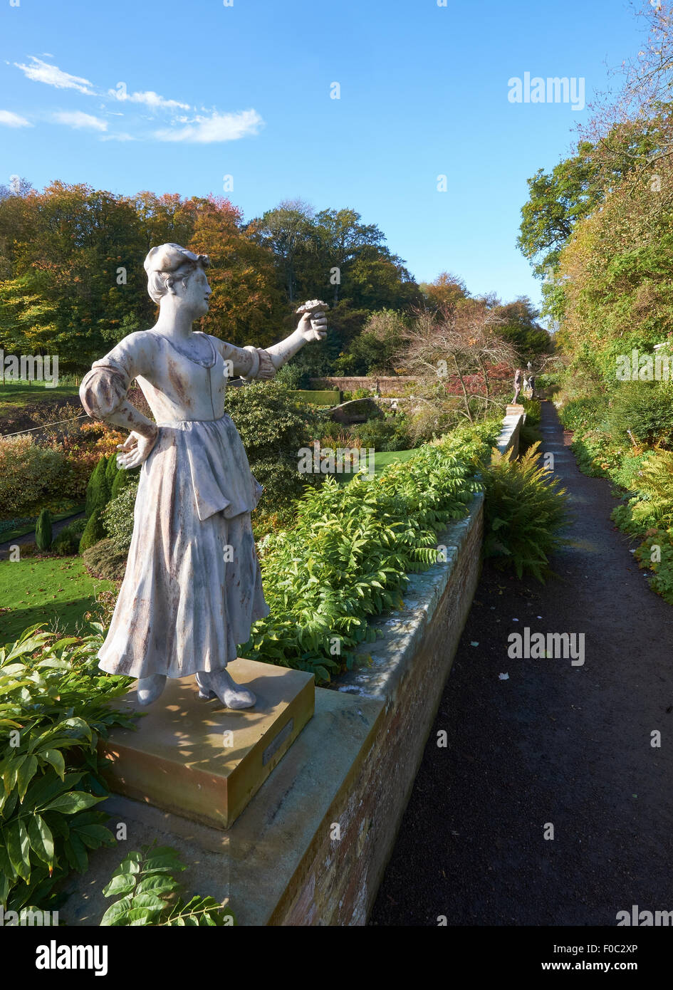 Wallington house gardens in north hi-res stock photography and images ...