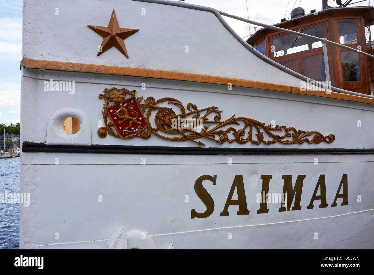 ship bow, Lappeenranta Finland Stock Photo - Alamy