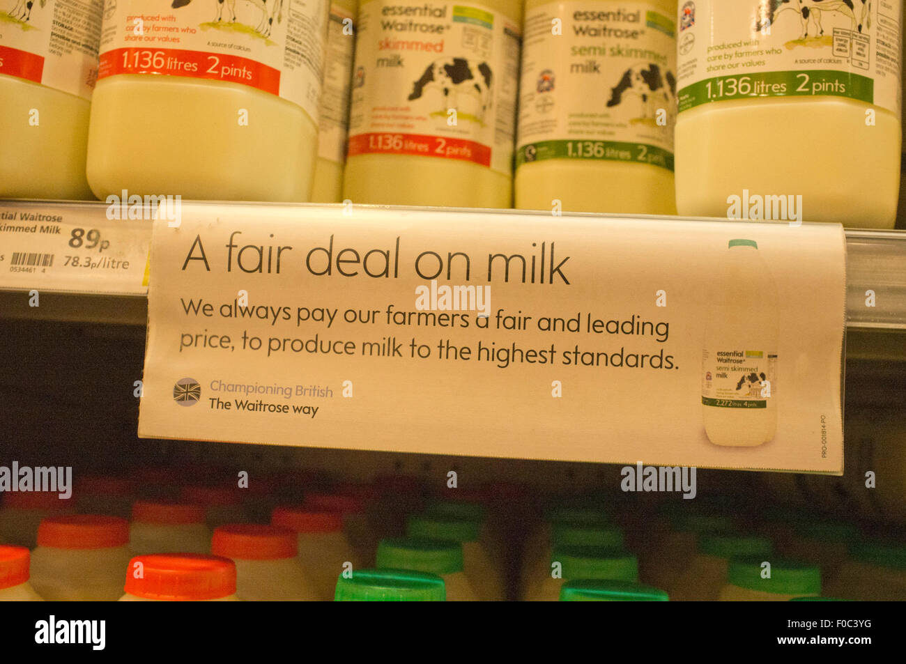 Milk protests uk hi-res stock photography and images - Alamy
