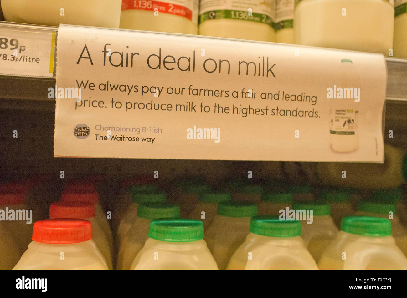 Milk protests uk hi-res stock photography and images - Alamy