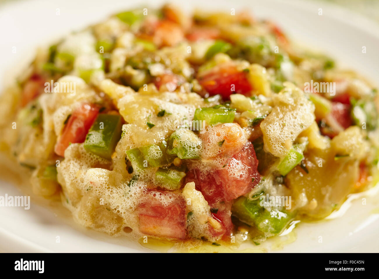 Middle Eastern Eggplant Salad - al Raheb Stock Photo - Alamy