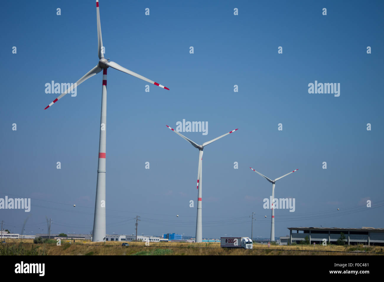 Industrial wind turbine in Tuscany Stock Photo - Alamy