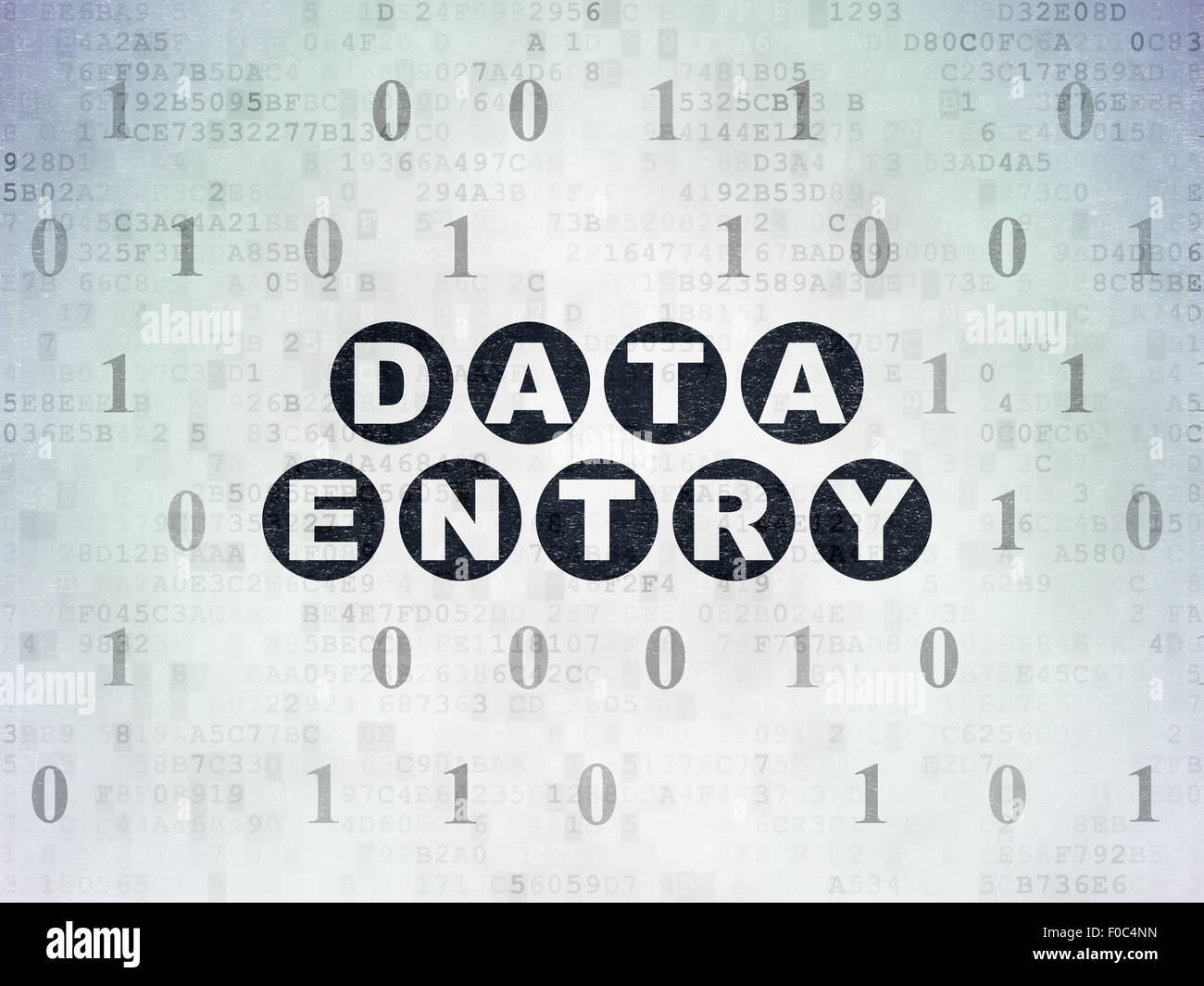 Data concept: Data Entry on Digital Paper background Stock Photo - Alamy